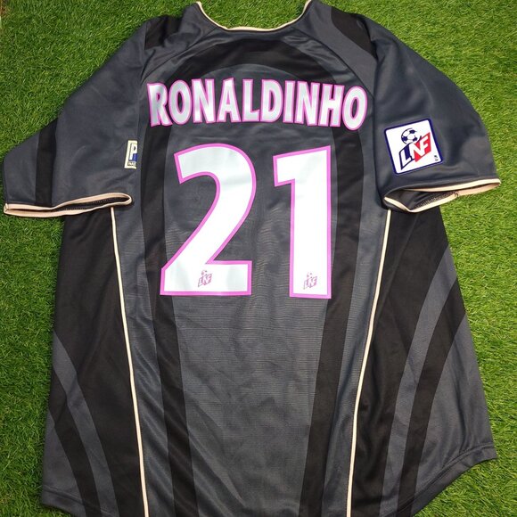 Nike | Shirts | Ronaldinho Psg Paris Saint Germain 20 2002 Debut Season ...